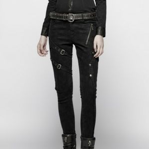 Punk Rave | Jeans | Punk Rave Black Denim Goth Pants | Poshmark